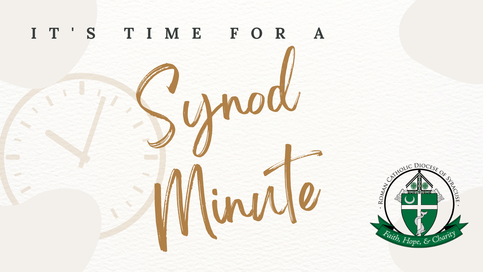 DIOCESAN SYNOD – Sacred Heart Parish